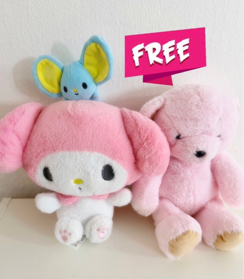 FREE!!! Melody & Teddy bear, Hobbies & Toys, Toys & Games on Carousell