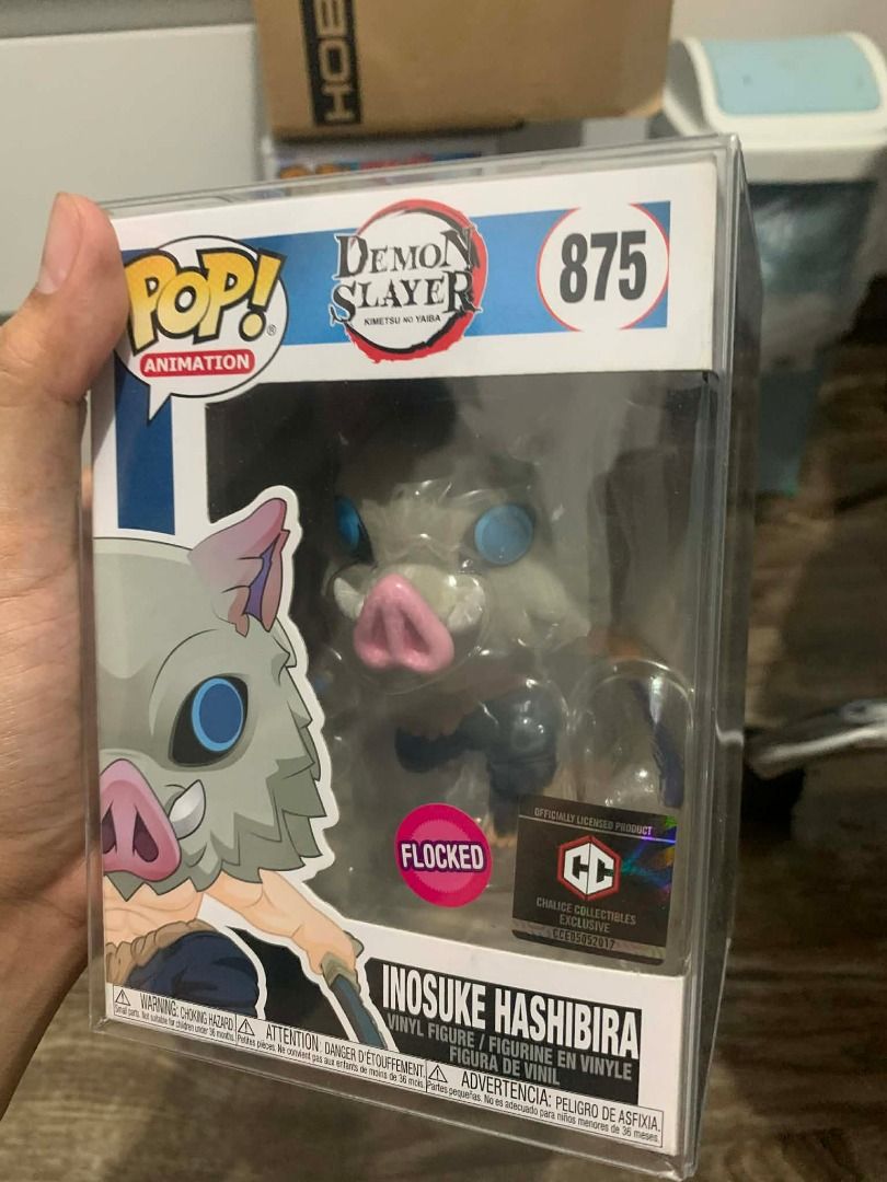 Funko 875 Inosuke Hashibira Flocked, Hobbies & Toys, Toys & Games on ...