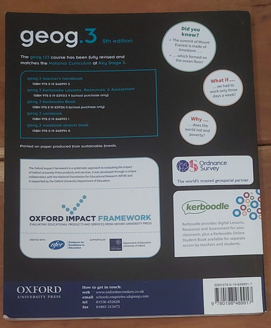 geog.3: 5th edition: geography for key stage 3: rosemarie gallagher ...
