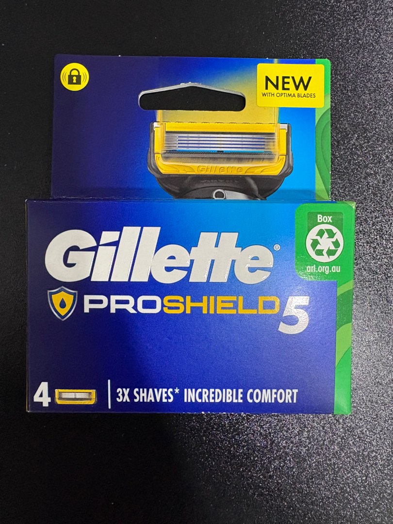 Gillette ProShield 5 Razor Blade Refills, Beauty & Personal Care, Men's ...