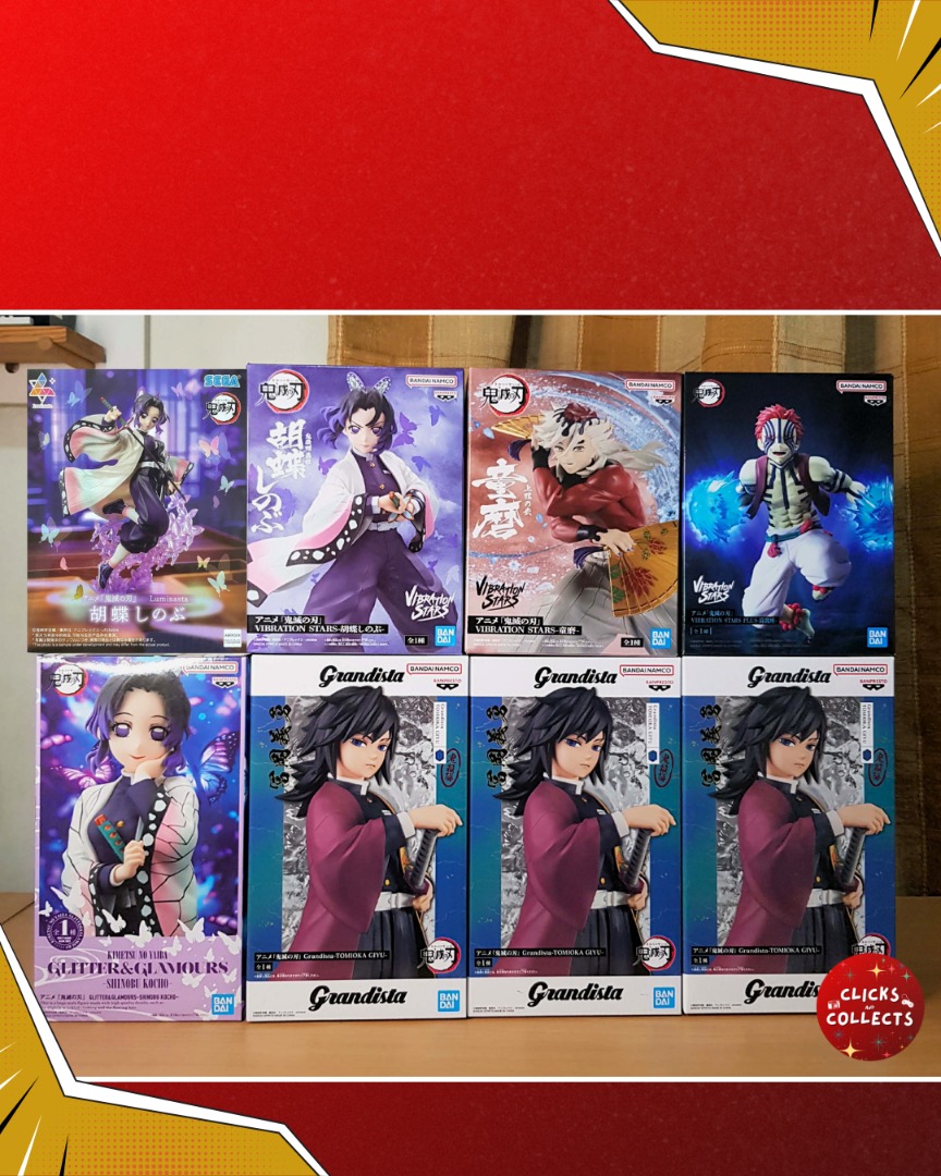 Grandista Luminasta Vibration Stars Demon Slayer Shinobu Akaza Douma ...