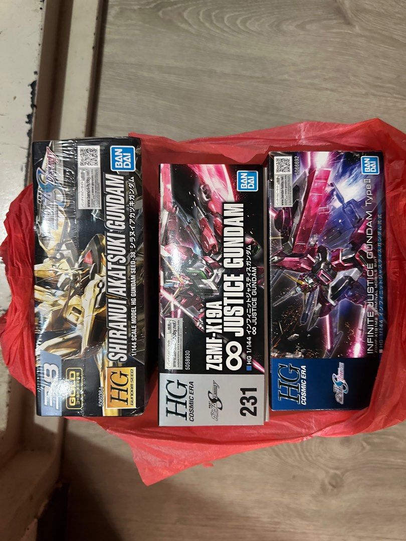 $130 Gundam seed set Gunpla Model Kits - Destiny,Freedom,Justice ...