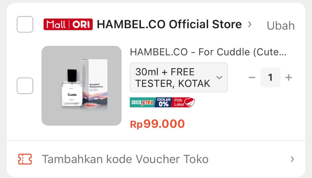 hambel.co - For Cuddle (Cute dan bandel) | Fruity & fresh | Parfum ...