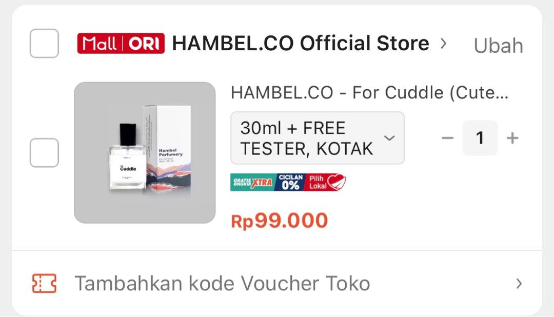hambel.co - For Cuddle (Cute dan bandel) | Fruity & fresh | Parfum ...
