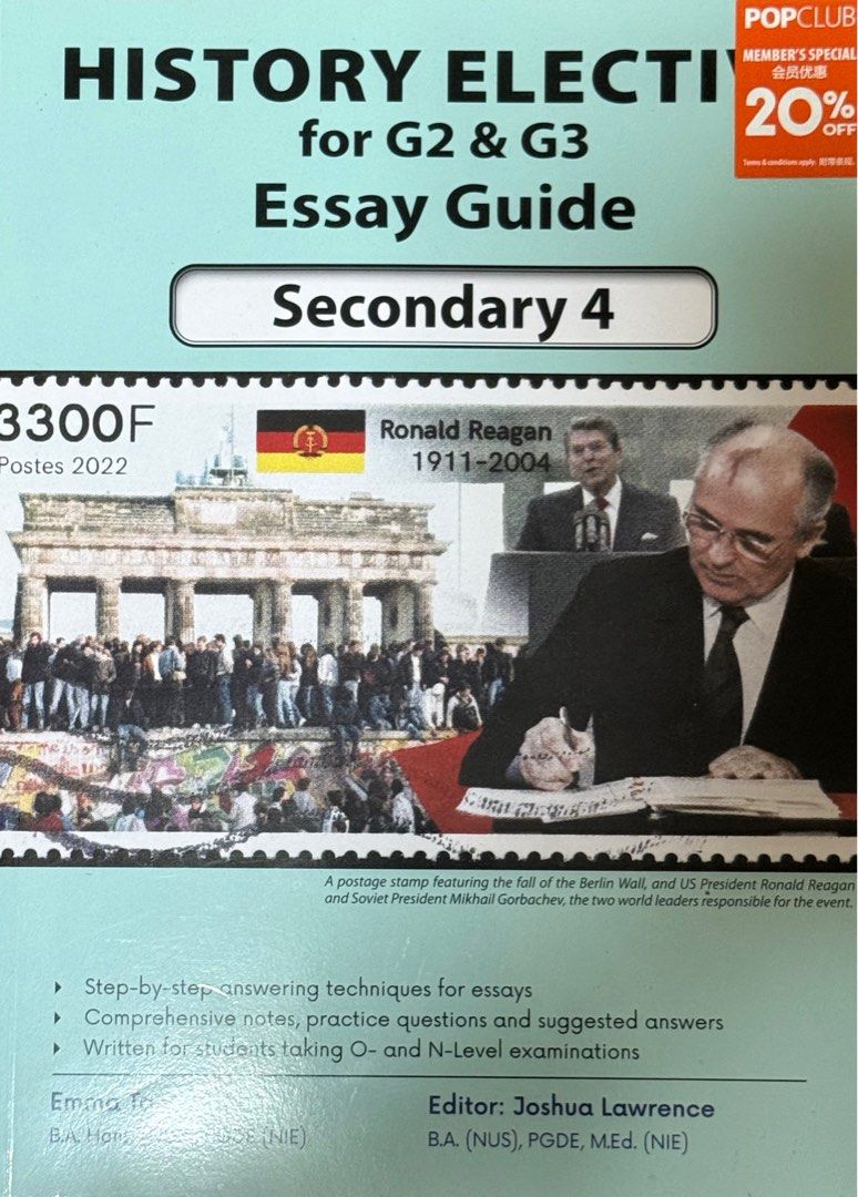History Elective for G2 and G3 Essay Guide Secondary 4, Hobbies & Toys ...