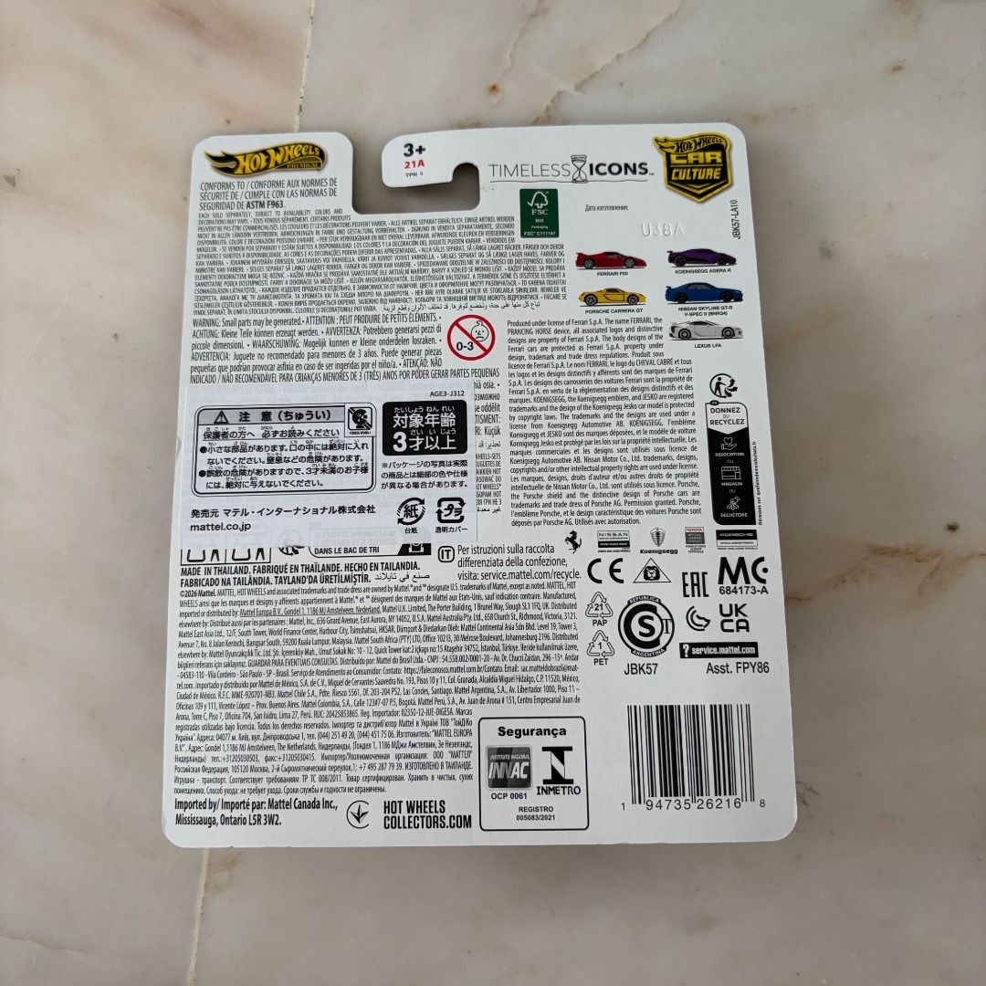 Hot Wheels Timeless Icons Lexus LFA, Hobbies & Toys, Toys & Games on ...