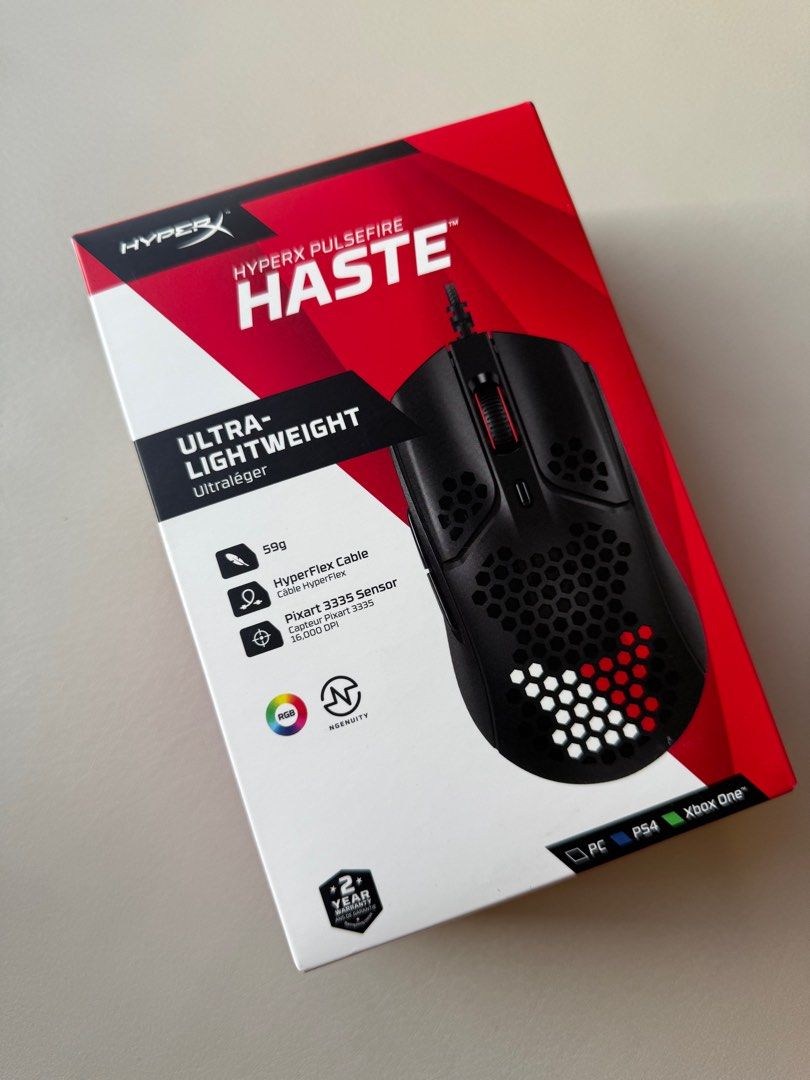 HyperX Pulsefire Haste Gaming Mouse, Computers & Tech, Parts ...