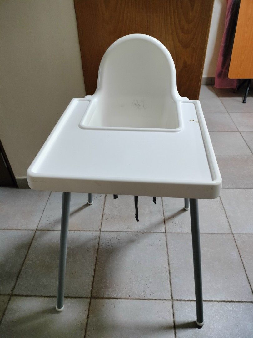IKEA Antilop High Chair - White, Babies & Kids, Nursing & Feeding, Baby ...