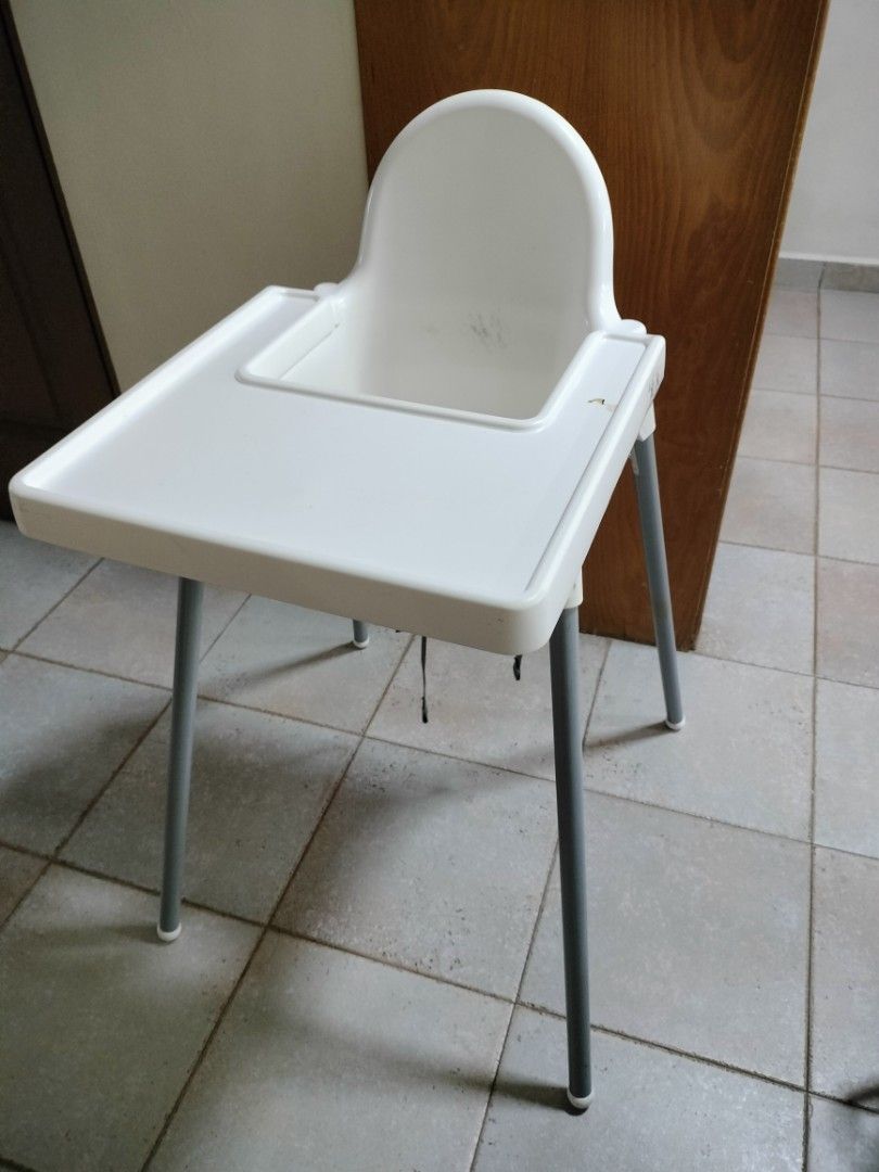 IKEA Antilop High Chair - White, Babies & Kids, Nursing & Feeding, Baby ...