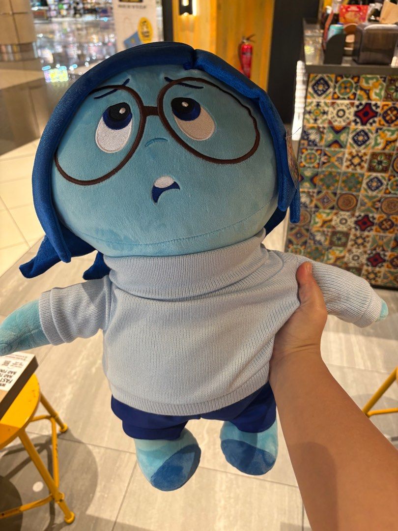 Inside Out Sadness Plushie, Hobbies & Toys, Toys & Games on Carousell