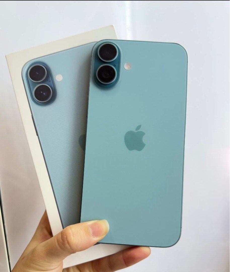 Iphone 16 plus 256 warna Teal Digimap, Telepon Seluler & Tablet, iPhone ...