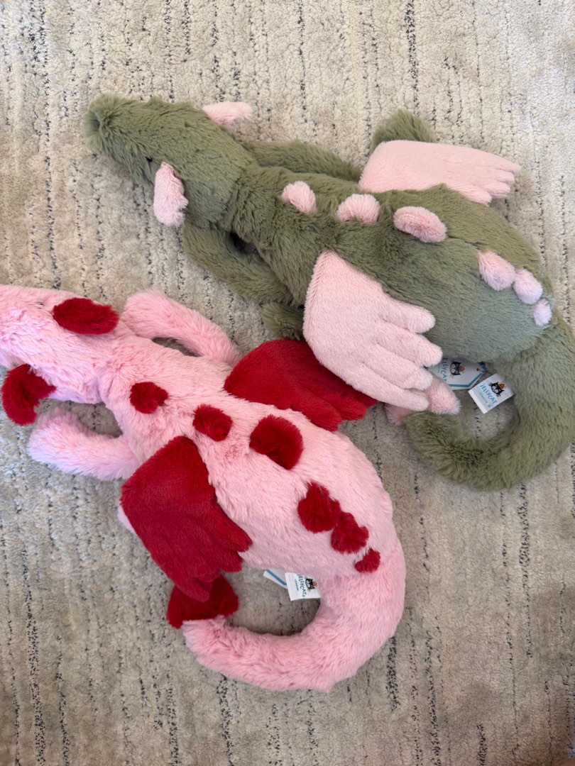 Jellycat Malachy Dragon / Heart Dragon / Sky Dragon / Snow Dragon ...