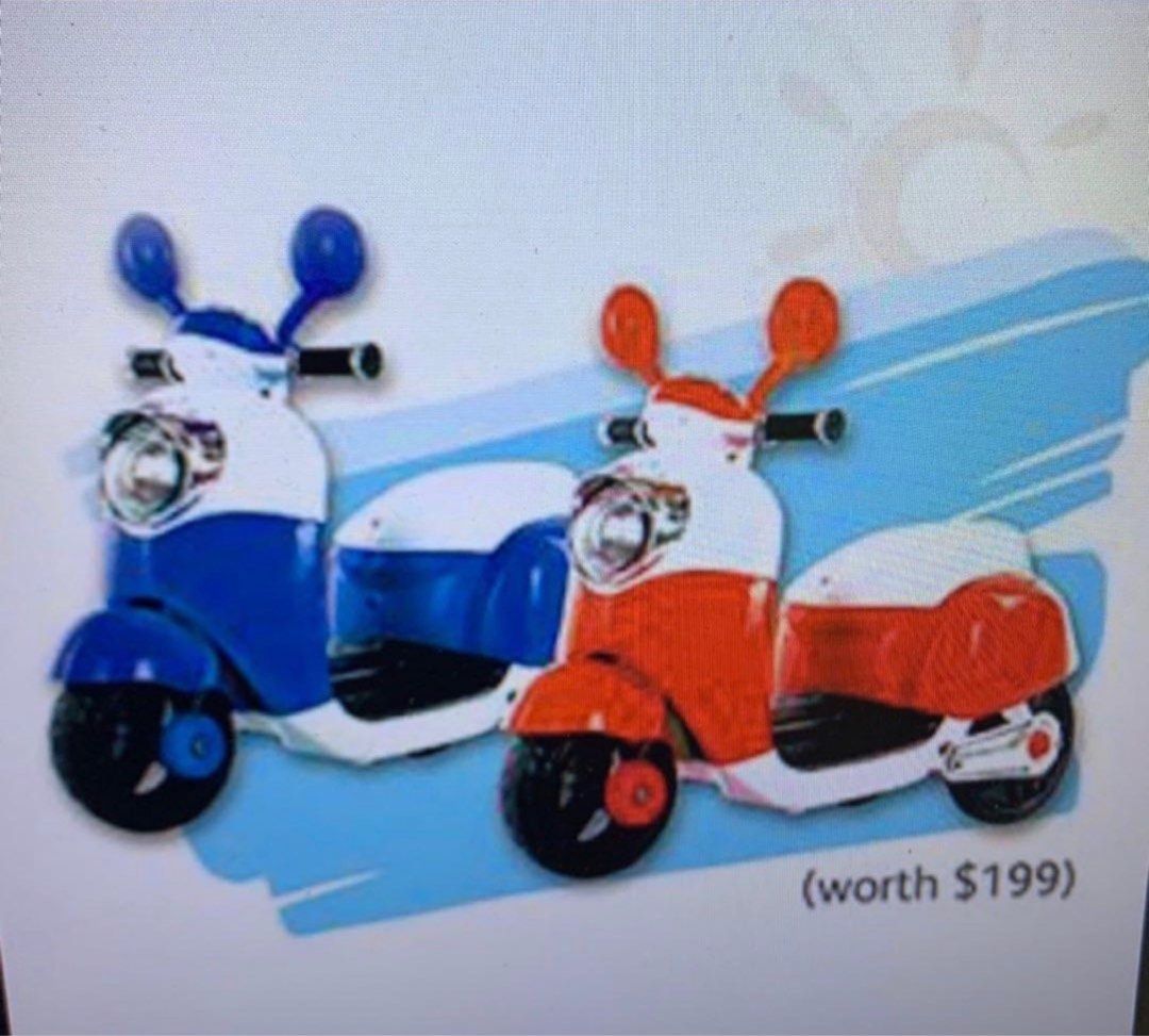 Kids Electric Scooter - Red, Sports Equipment, Sports & Games, Skates ...