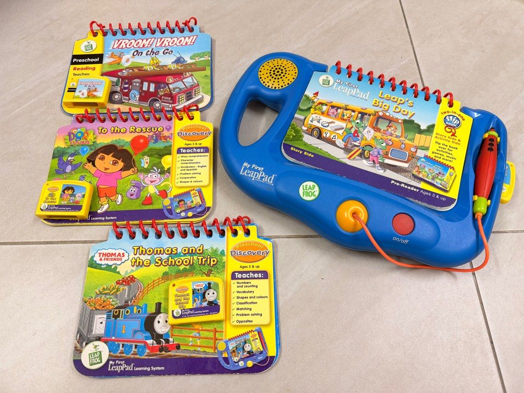 LeapFrog My First LeapPad Learning System with Books, Hobbies & Toys ...
