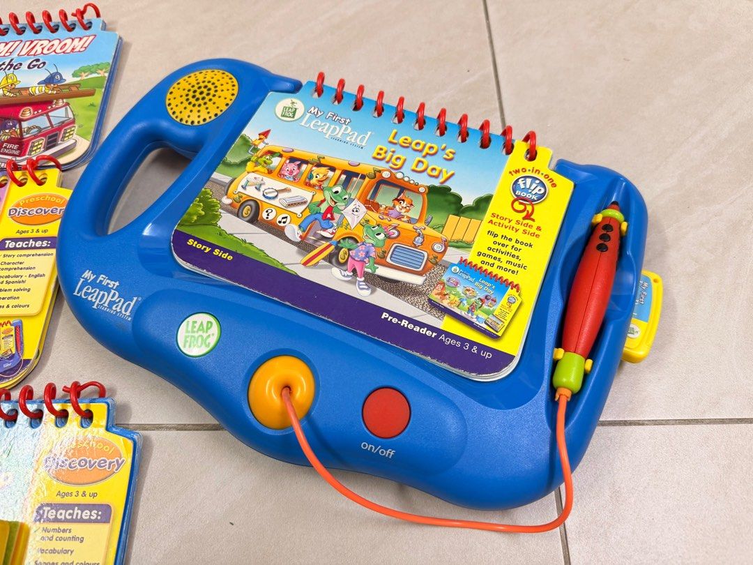 LeapFrog My First LeapPad Learning System with Books, Hobbies & Toys ...