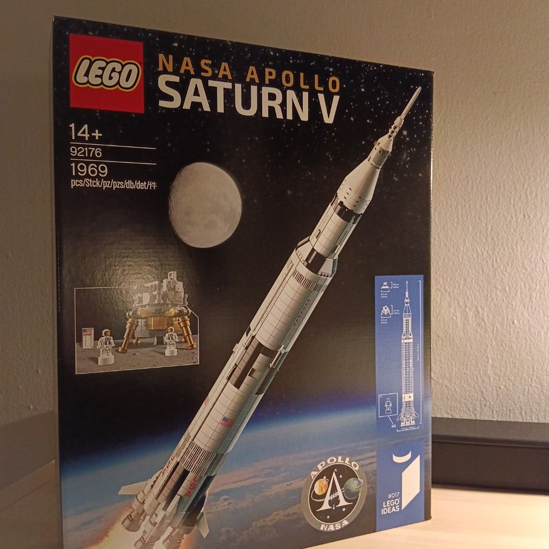 [LEGO] IDEAS NASA Apollo Saturn V (92176) Authentic LEGO Set, Hobbies ...