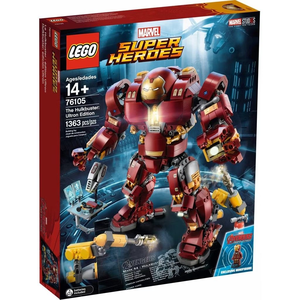 LEGO Marvel Super Heroes Hulkbuster Ultron Edition 76105 - open and re ...