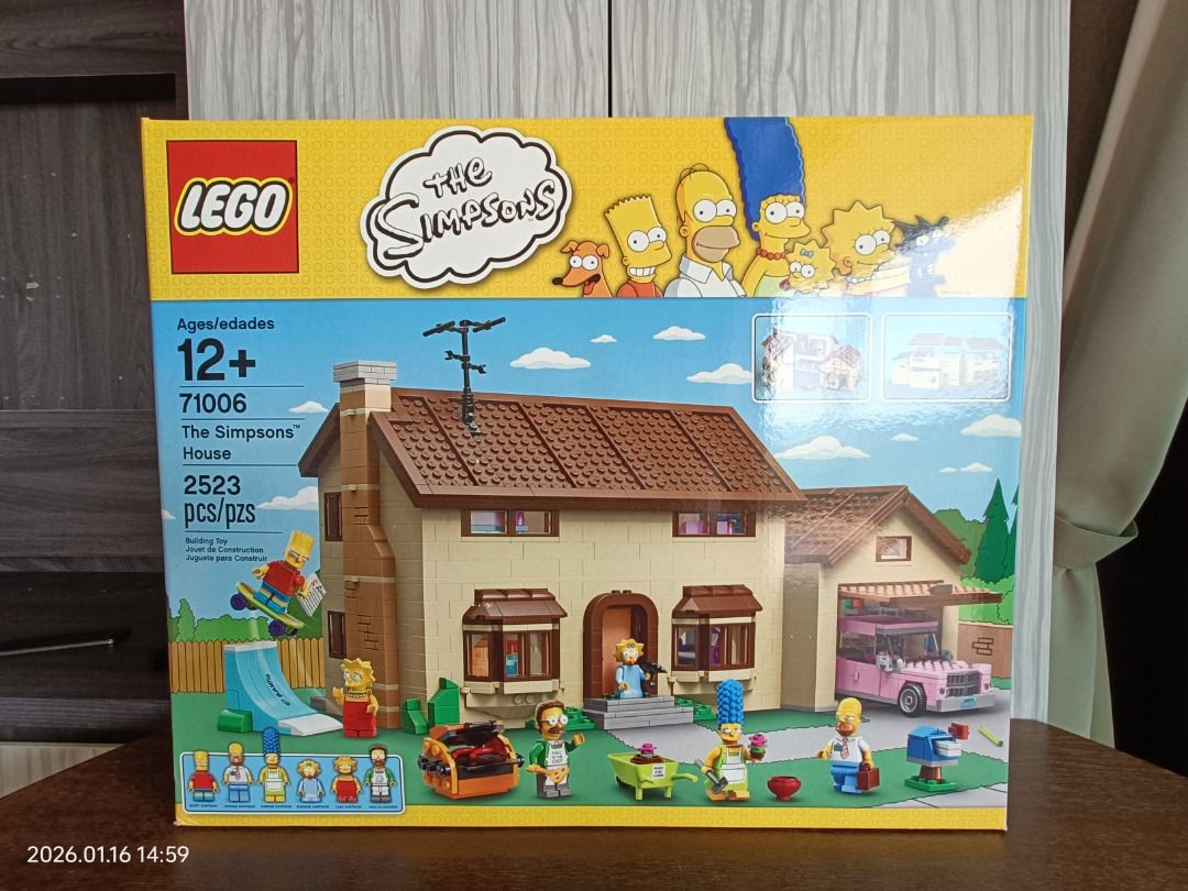 LEGO The Simpsons House 71006 (Rare and Retired), Hobbies & Toys, Toys ...