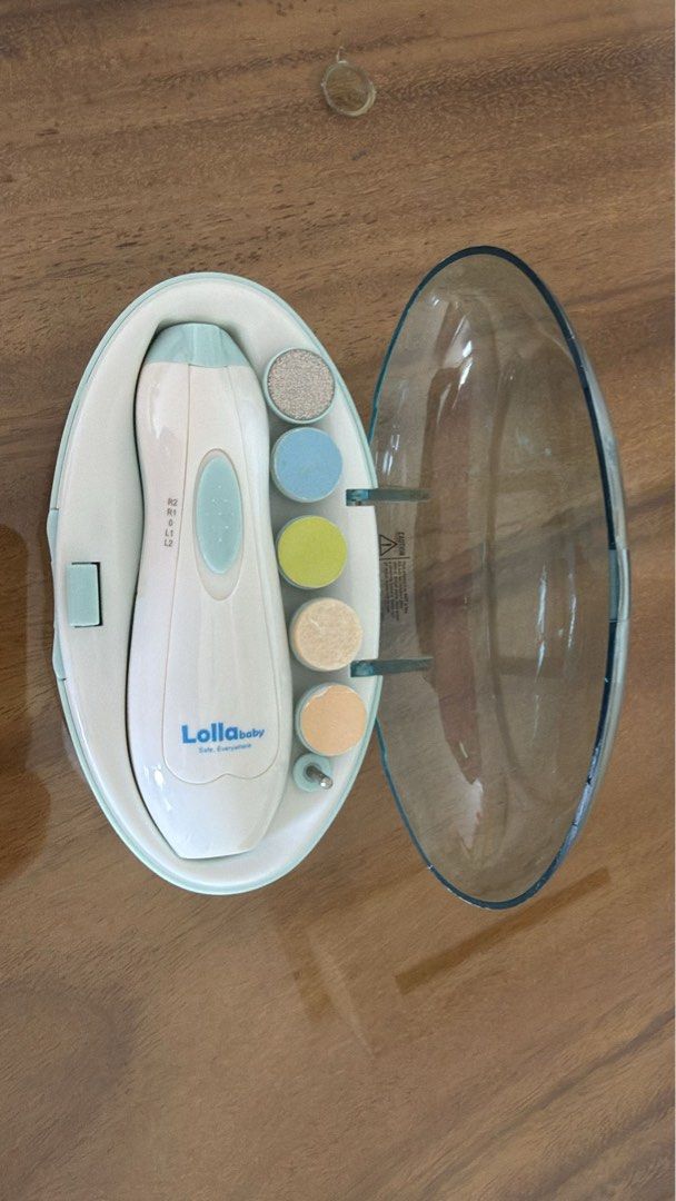 LollaBaby Safe Electric Nail Trimmer Set, Babies & Kids, Bathing ...