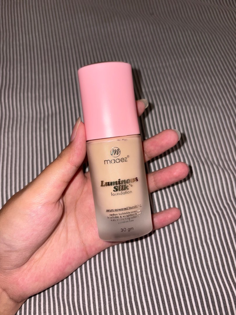 Maeez Luminous Silk Foundation - Light 02, Beauty & Personal Care, Face ...
