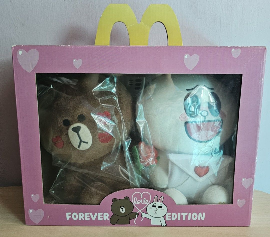 McDonald's x LINE Friends Forever Edition Plush Set, Hobbies & Toys ...