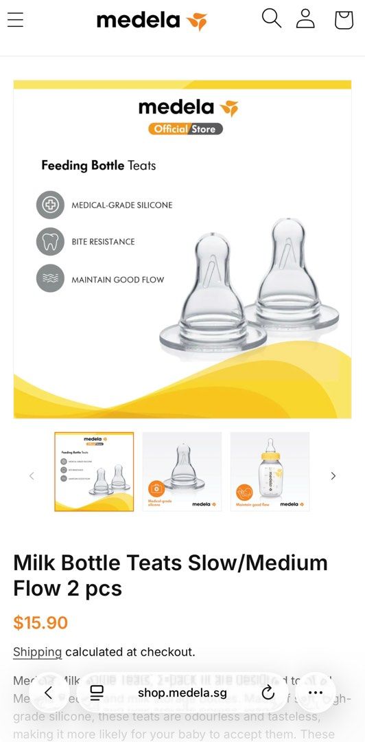 Medela Breast Milk Bottles & Teats - New, Babies & Kids, Nursing ...
