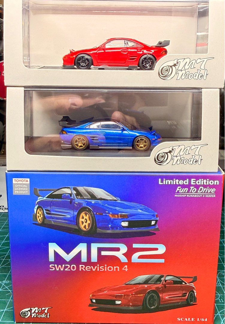 MicroTurbo x Peako 1:64 scale diecast model of a Toyota MR2 (SW20 ...