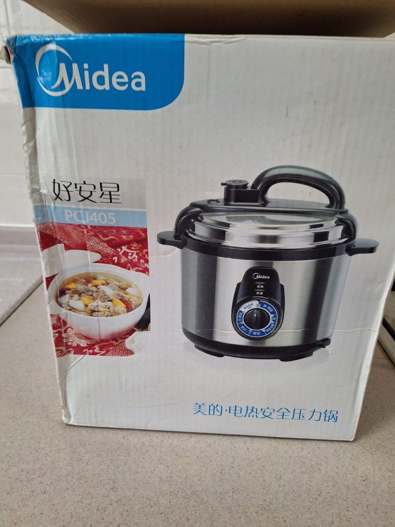 Midea Electric Pressure Cooker PCJ40S, TV & Home Appliances, Kitchen ...