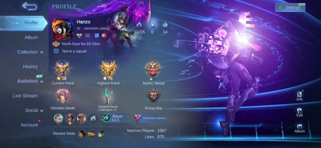 Mobile Legends Account, Video Gaming, Gaming Accessories, Game Gift ...