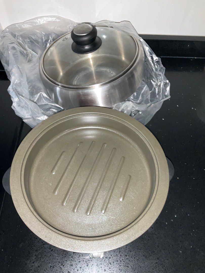 Morries steamboat Electric Multi-Cooker with Grill Plate, TV & Home ...