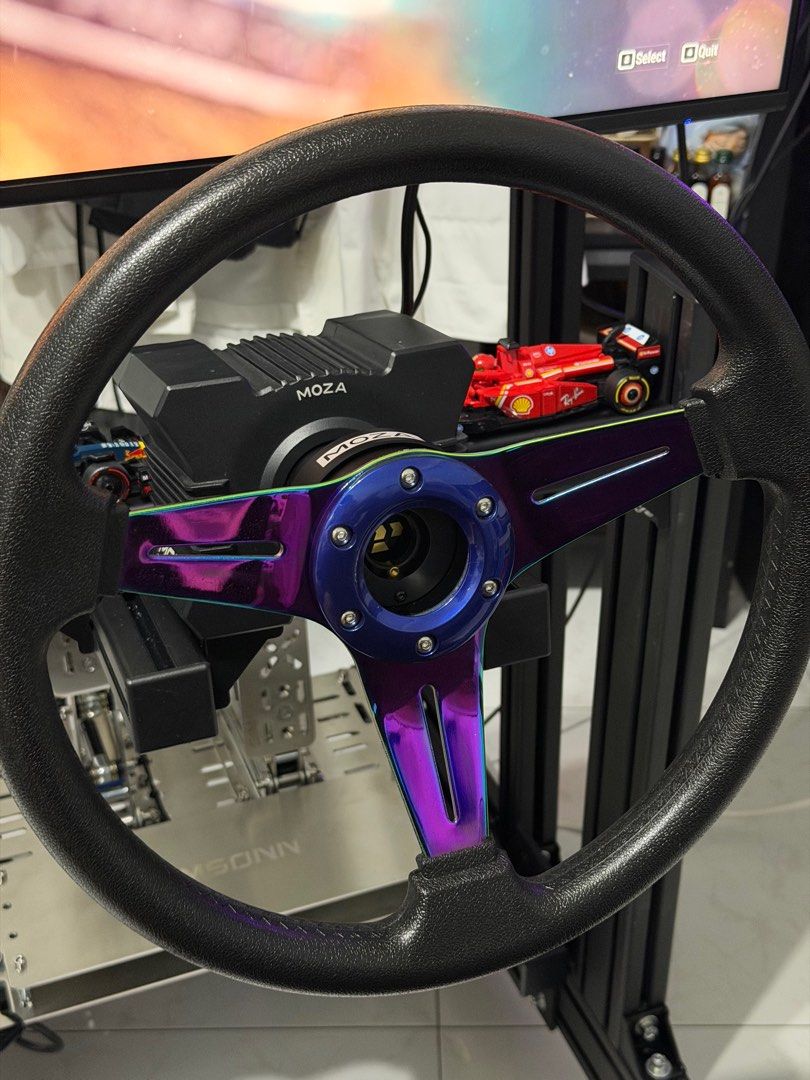 Moza Momo custom wheel, Video Gaming, Gaming Accessories, Controllers ...