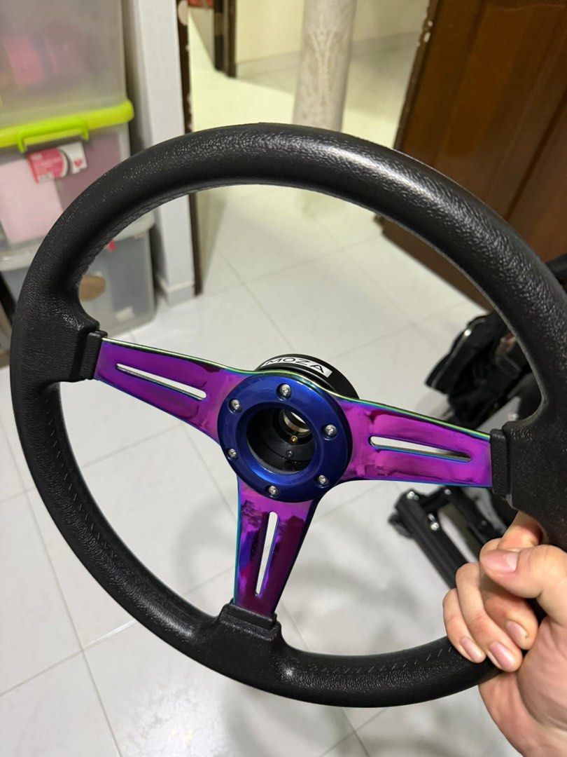 Moza Momo custom wheel, Video Gaming, Gaming Accessories, Controllers ...