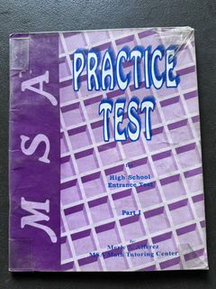 SET OF 6 Entrance Exam Tests Textbook Questionnaire Practice for ...