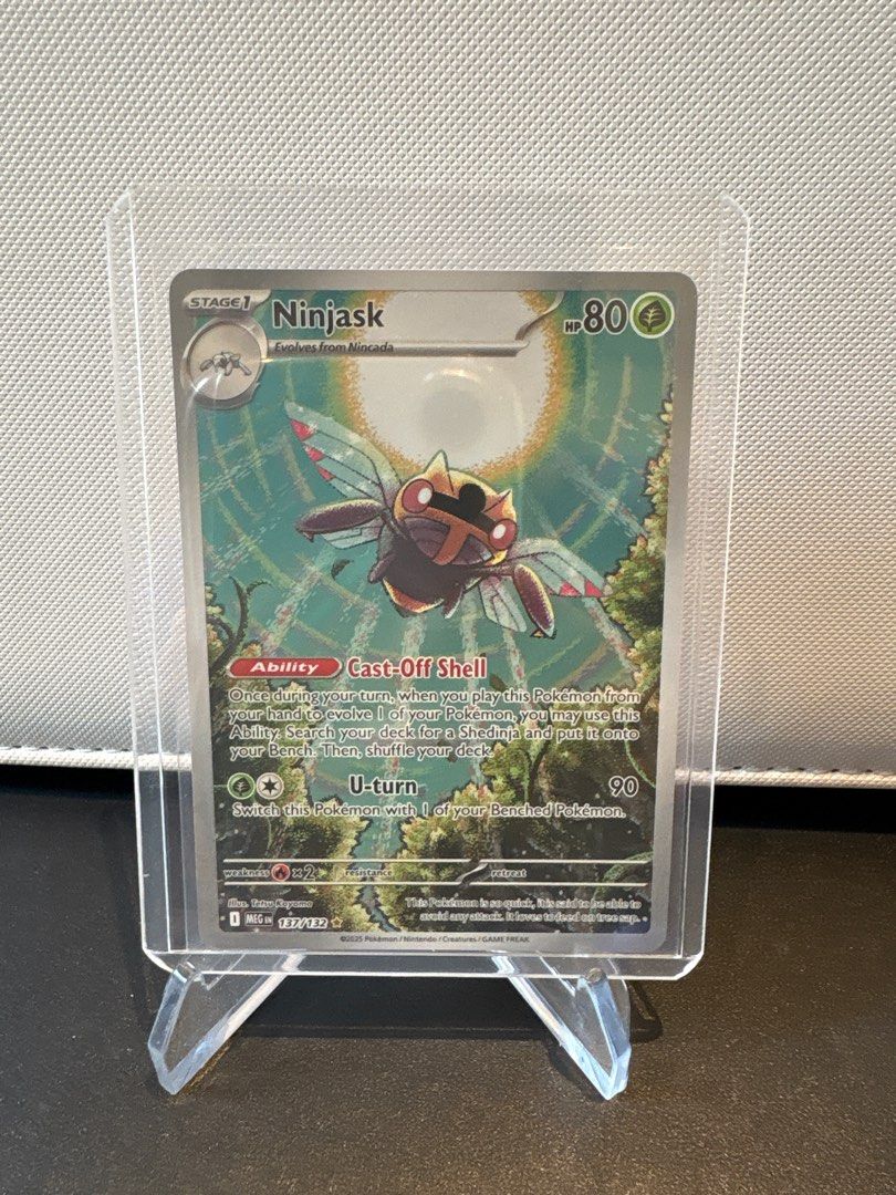 Ninjask Pokemon Card, Hobbies & Toys, Toys & Games on Carousell
