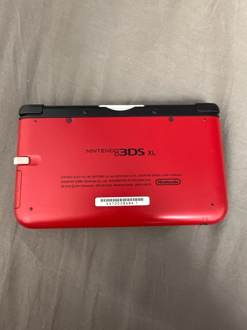 Nintendo 3DS XL - Red, Video Gaming, Video Game Consoles, Nintendo on ...
