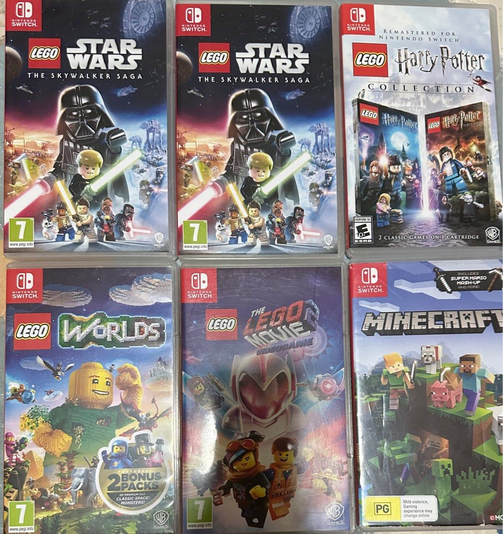 Nintendo Switch Games - LEGO & Minecraft, Video Gaming, Video Games ...