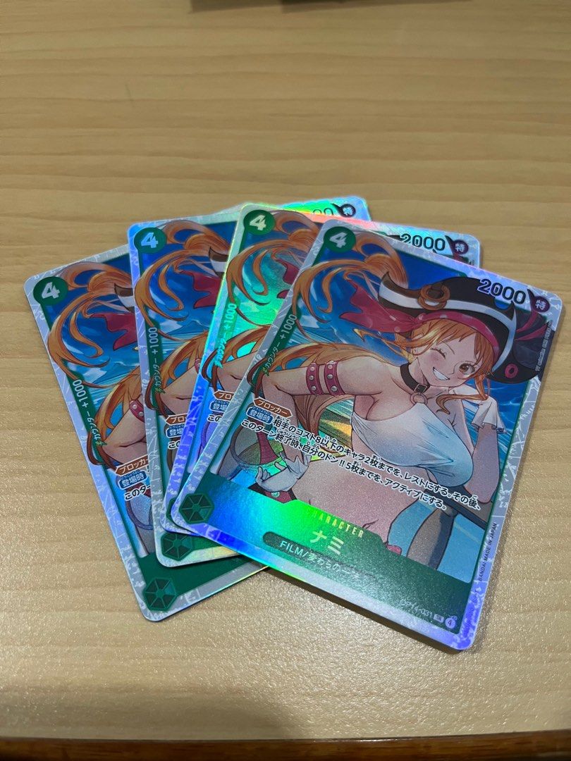 One Piece Card Game - Nami Film Card, Hobbies & Toys, Toys & Games on ...