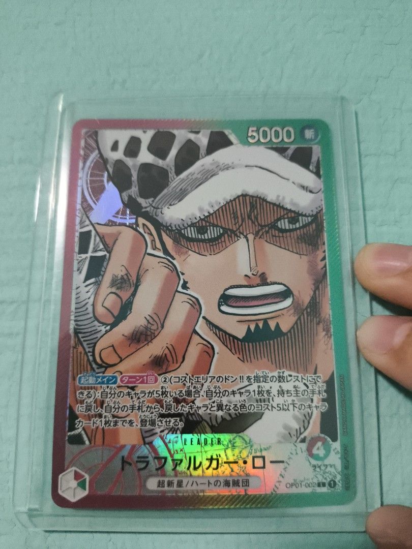 One Piece Card TCG | OP01-002 | Law Leader AA, Hobbies & Toys, Toys ...