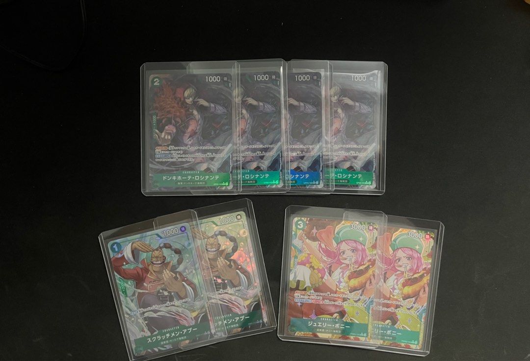 One Piece Card Game - Various Cards, Hobbies & Toys, Toys & Games on ...