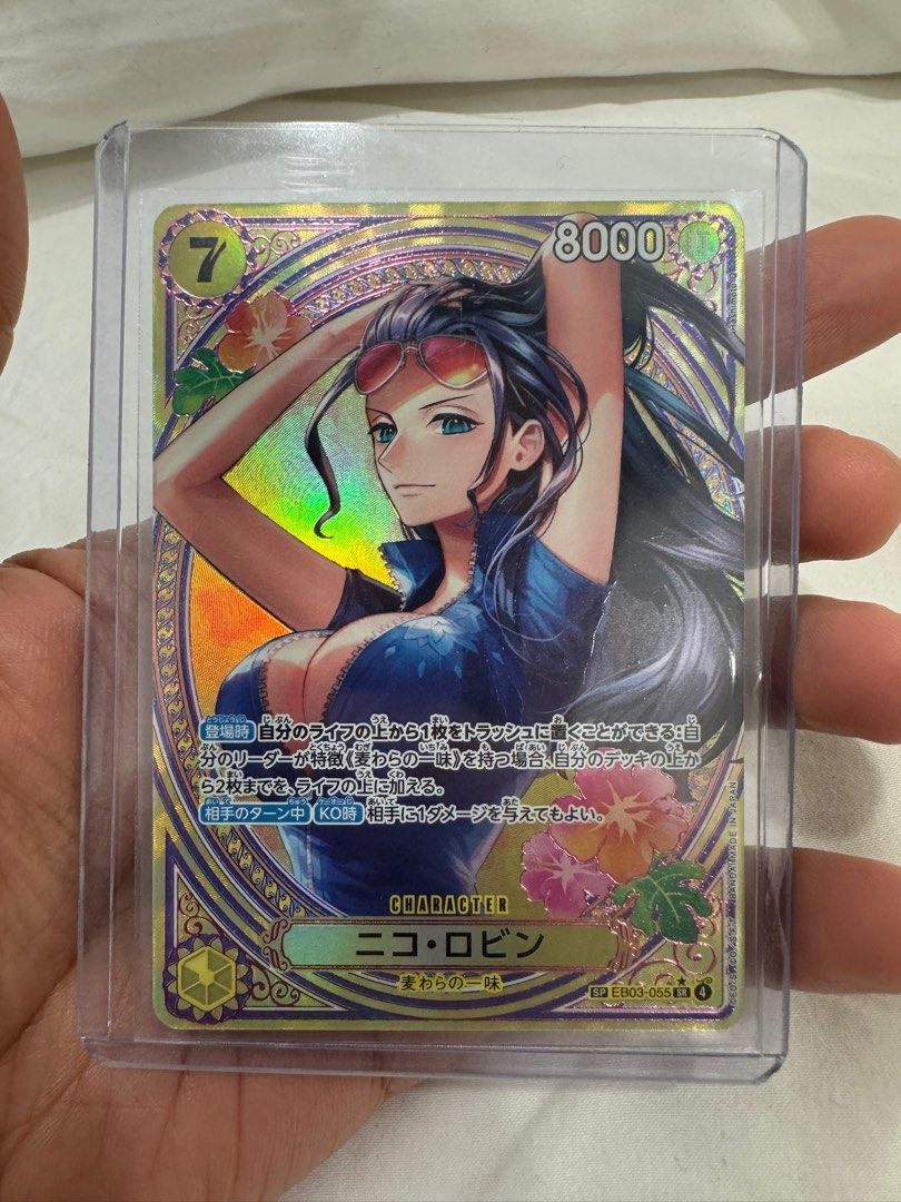 One Piece TCG EB-03 Heroines Edition Nico Robin SP, Hobbies & Toys ...