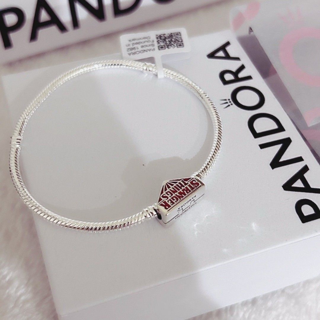 Pandora Stranger Things Snakechain Bracelet in Silver, Women's Fashion ...