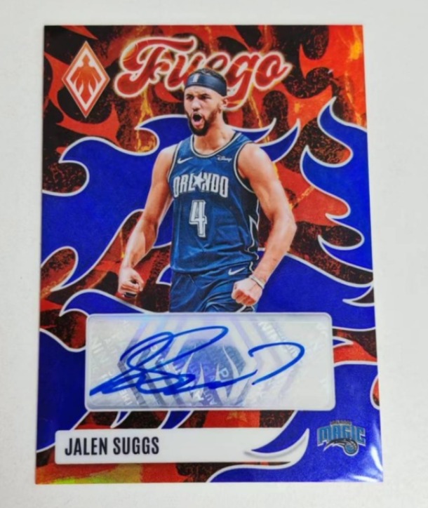Panini NBA 2024-25 Phoenix Orlando Magic Jalen Suggs auto blue prizm ...