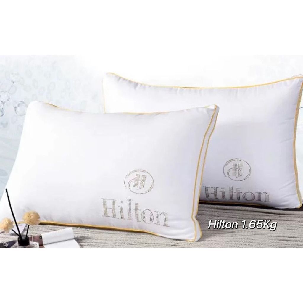 Pillow (1KG/1.5KG) Hilton Premium Comfort, Furniture & Home Living ...