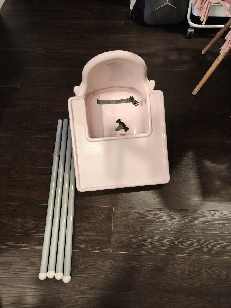 Pink Baby High Chair with Legs, Babies & Kids, Nursing & Feeding, Baby ...