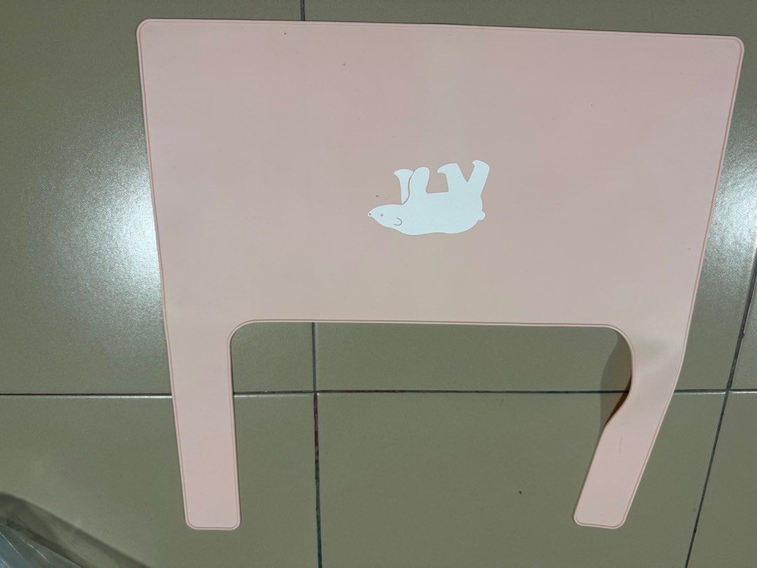 Pink Kids Table with Polar Bear Design, Furniture & Home Living ...