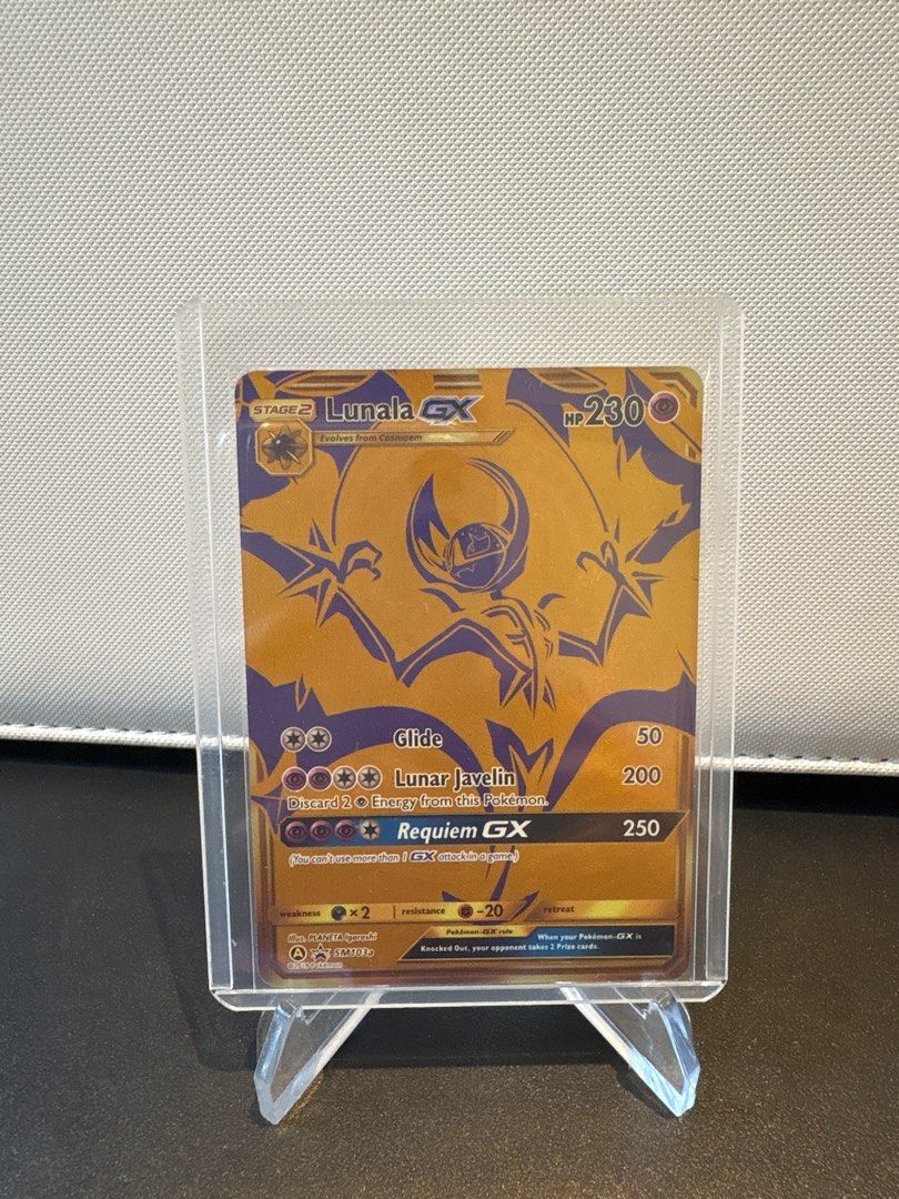 Pokemon Black Star Promo Lunala GX, Hobbies & Toys, Toys & Games on ...