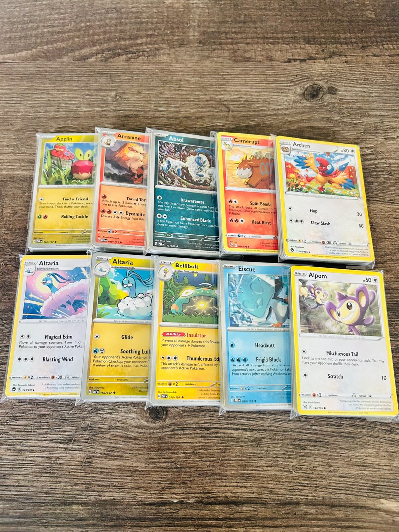 Pokemon cards (20 cards/packet), Hobbies & Toys, Toys & Games on Carousell