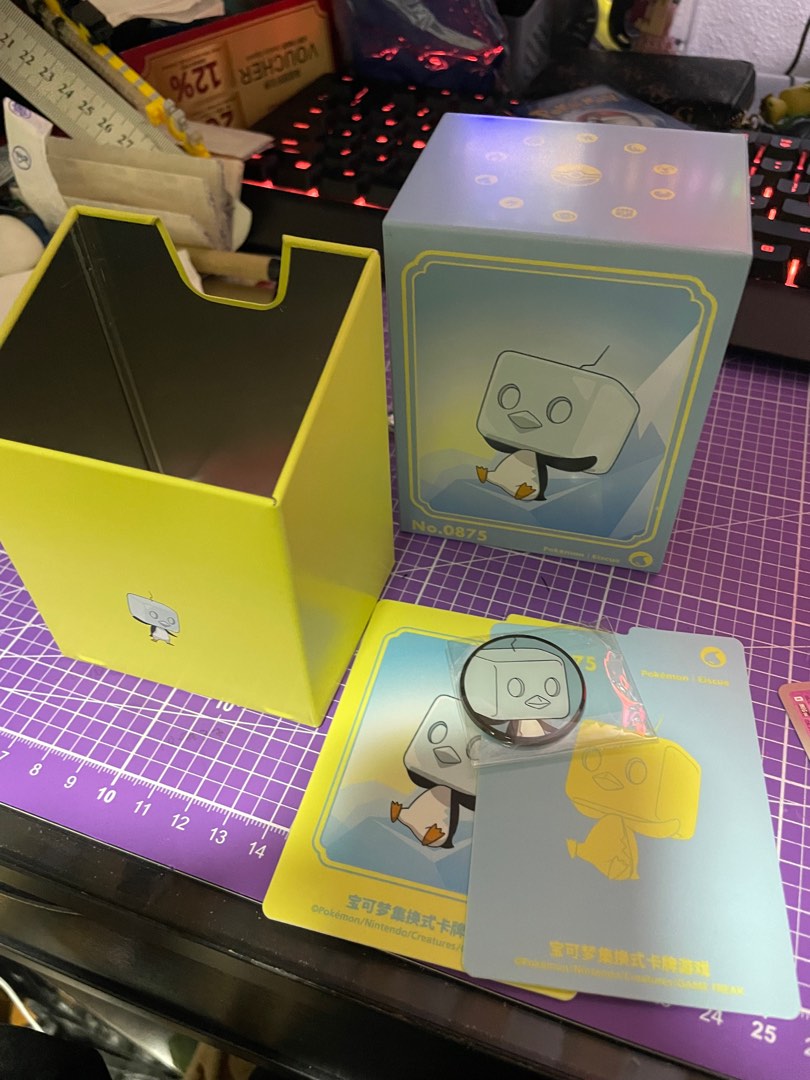 Pokemon Chinese Metal Deck Eiscue [Empty], Hobbies & Toys, Toys & Games ...