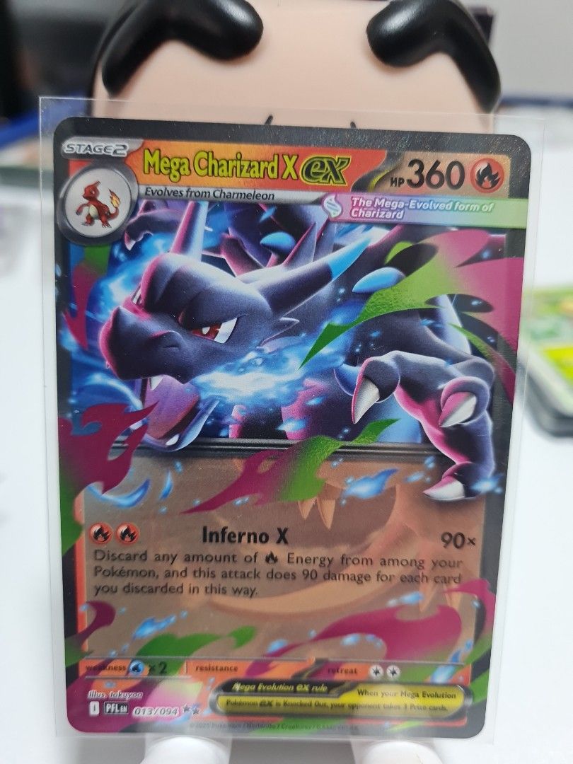 Pokemon Mega Charizard X EX, Hobbies & Toys, Toys & Games on Carousell