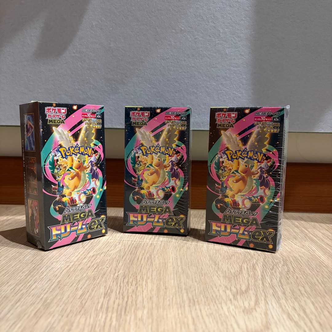 Pokemon Mega Dream EX Booster Box Shrinked, Hobbies & Toys, Toys ...